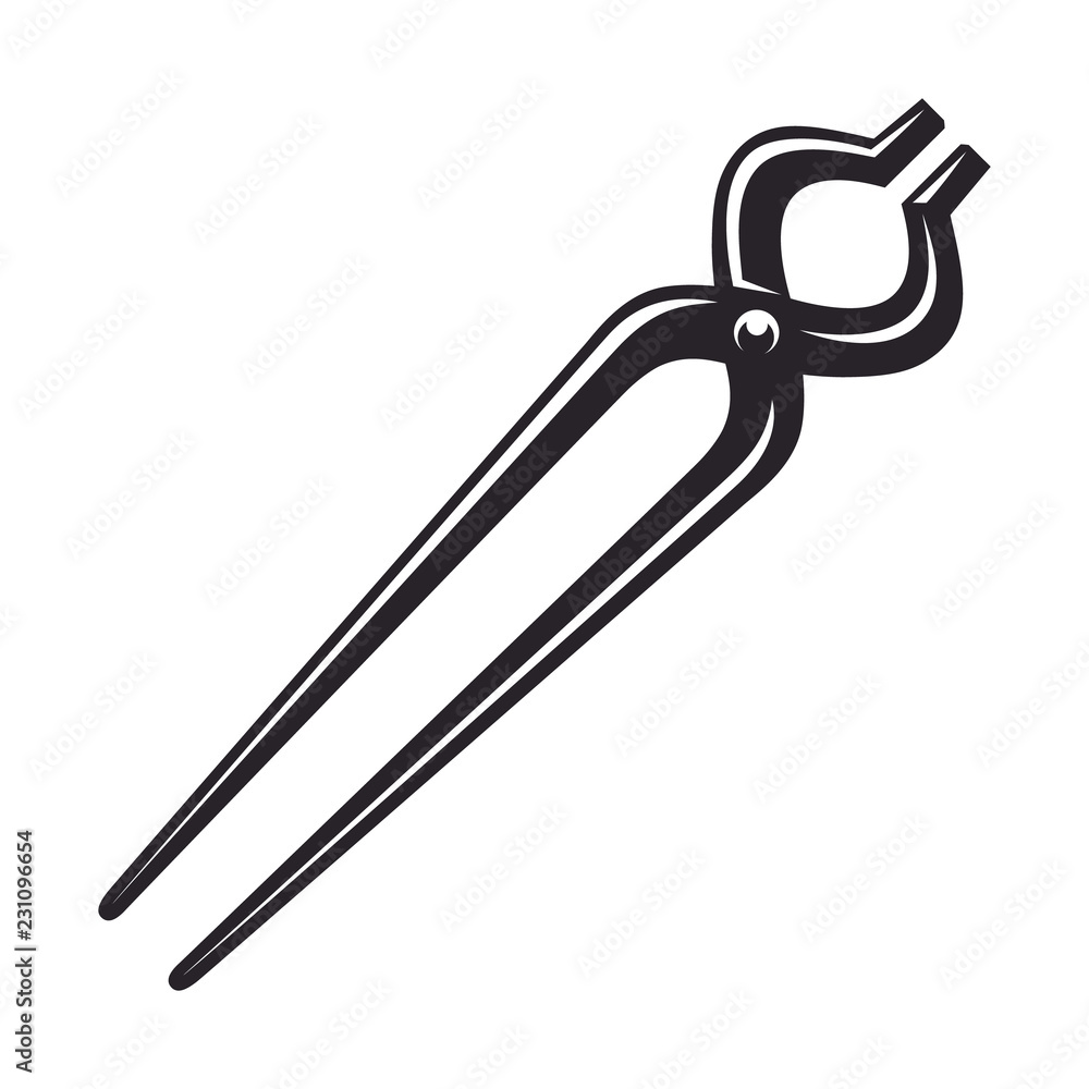 Blacksmith Tongs Drawing at Michael Carandini blog