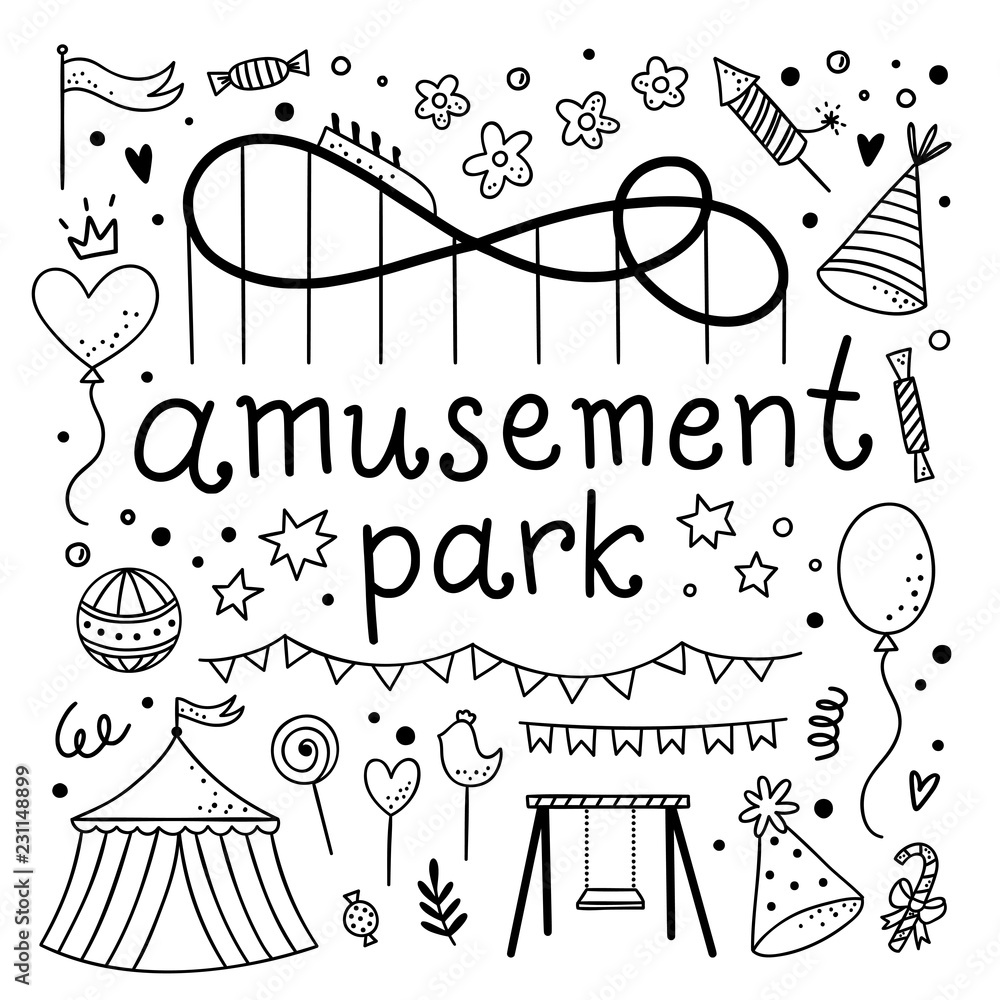 Amusement Park Outline