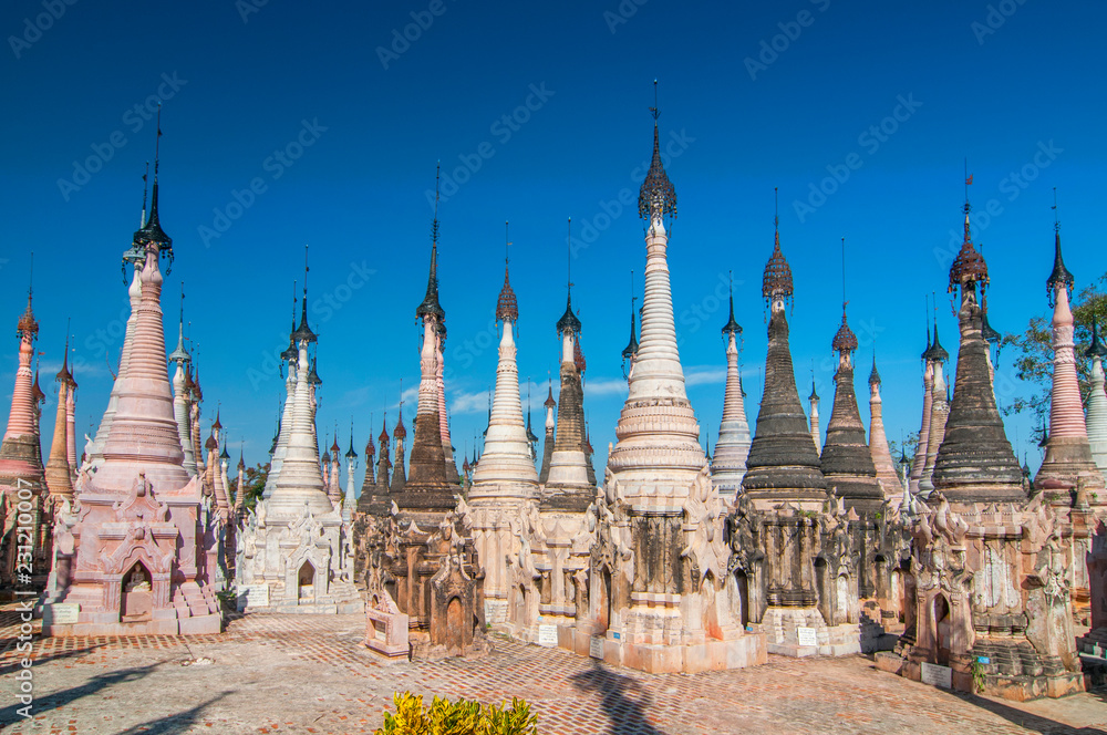 Kakku pagodas are nearly 2500 beautiful stone stupas hidden in a remote ...