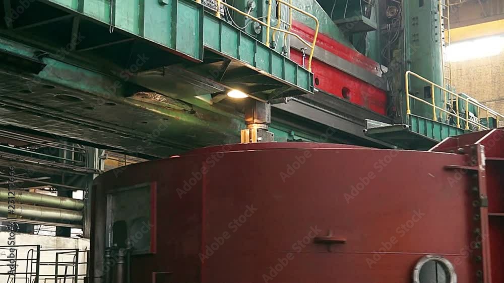 huge centrifuge on the factory, Huge CNC machine automatic drilling ...