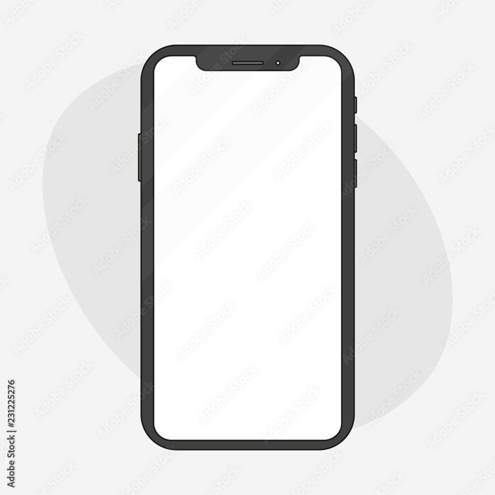 Electronic device in a flat style style, vector Stock Vector | Adobe Stock