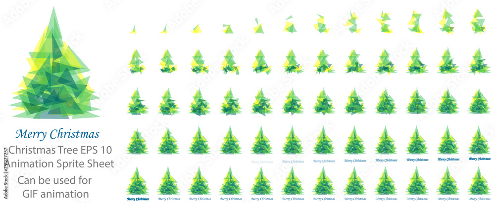 Christmas Santa Laughing and wishing animation sprite sheet, Can be ...