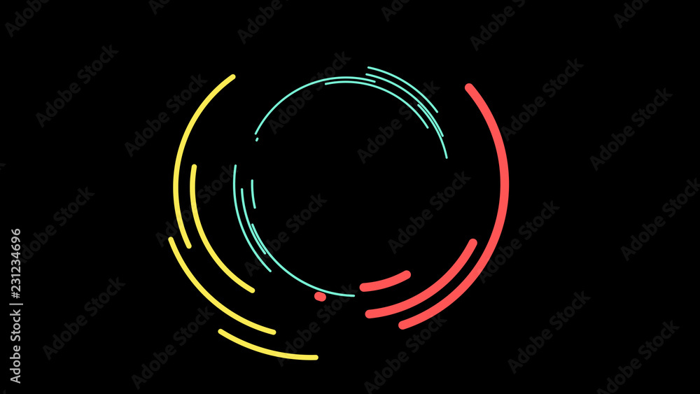 Arc Overlays Stock Template | Adobe Stock