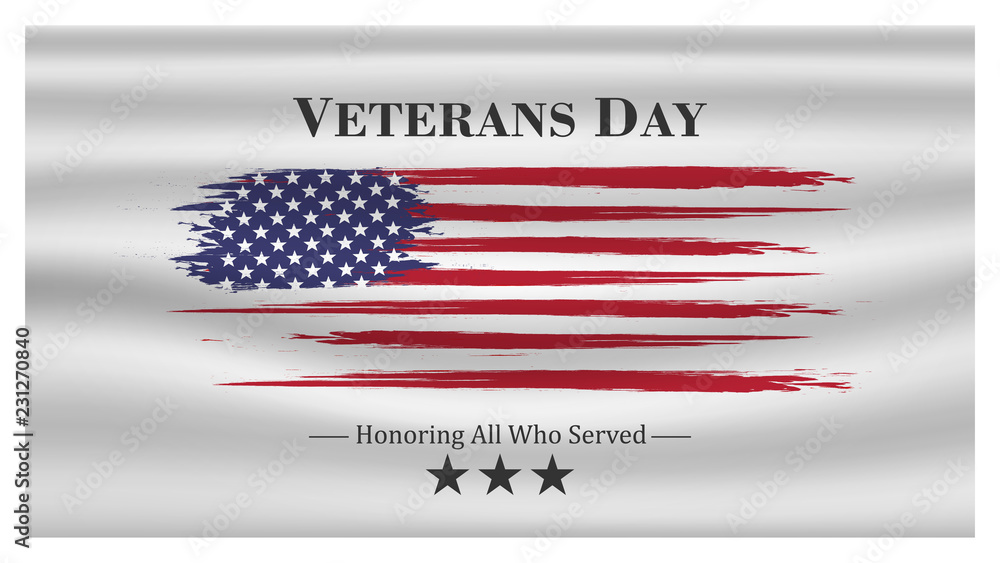 veterans day, November 11, honoring all who served, posters, modern ...