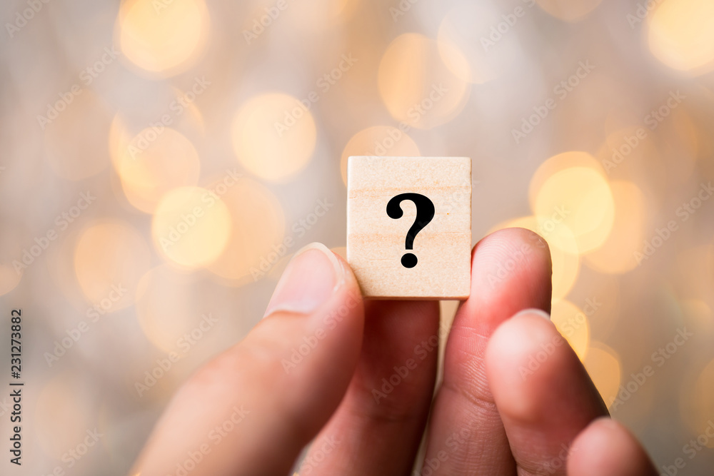 Question Mark Block Stock Photo | Adobe Stock
