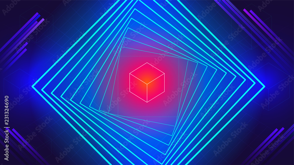 Electro Music Background