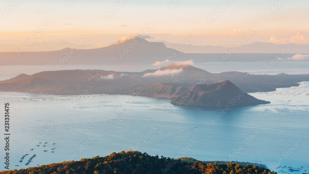 Taal Volcano in Tagaytay, Philippines Stock Photo | Adobe Stock