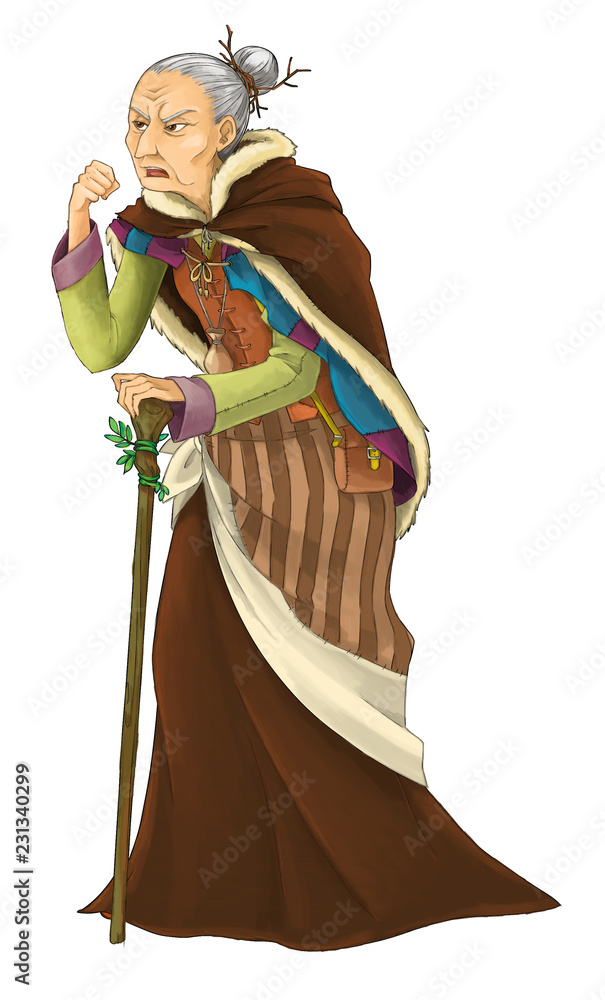 Old Fairy Tale Cartoon