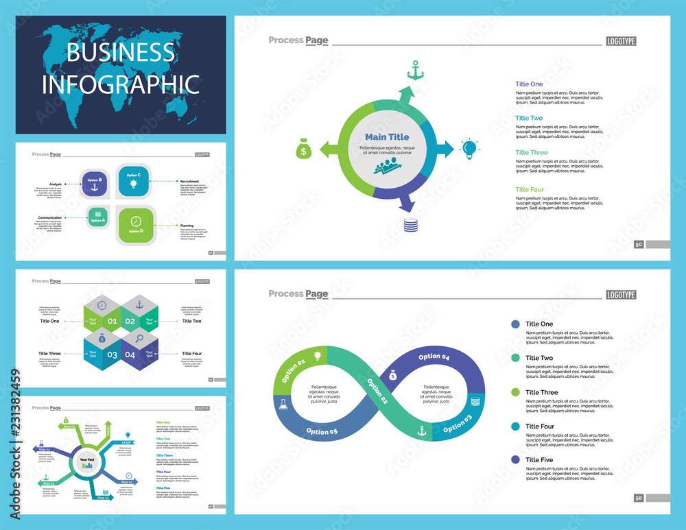 Inforgraphic diagram design set can be used for business project, for ...