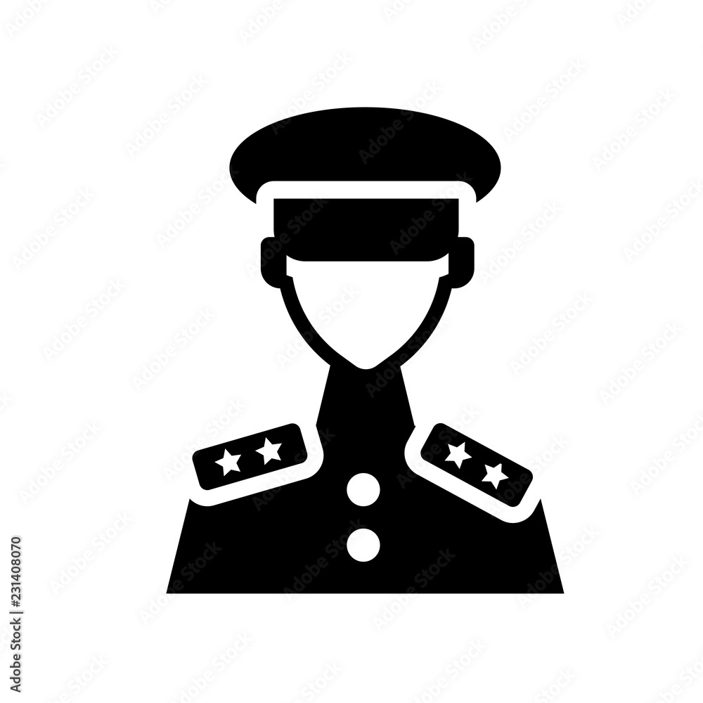 lieutenant icon. Trendy lieutenant logo concept on white background ...