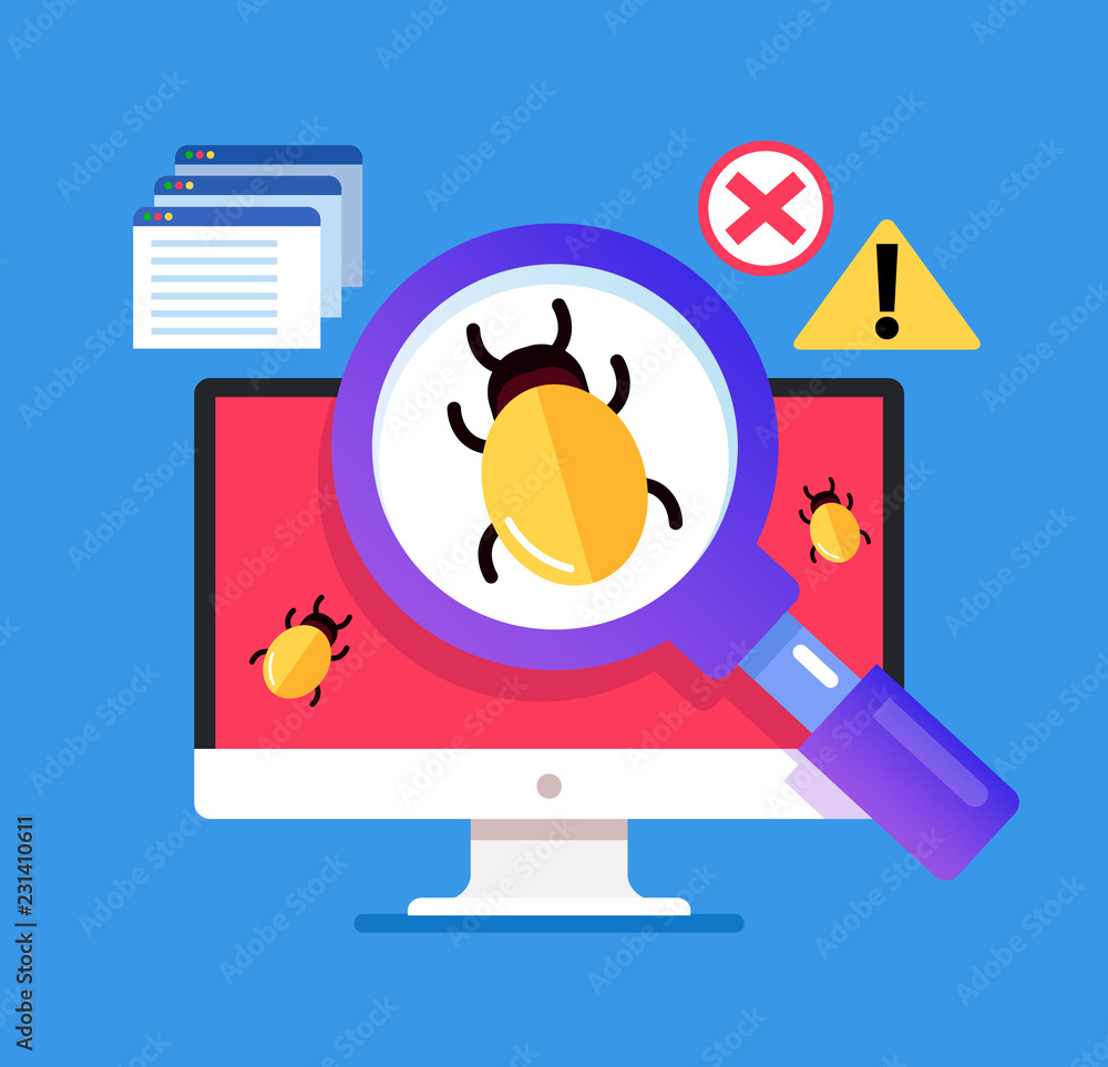 Searching Internet Cartoon