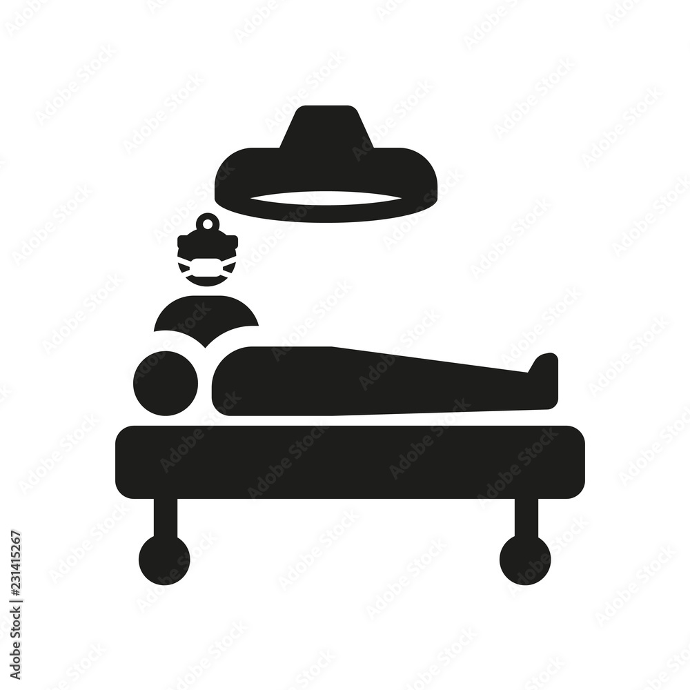 Surgery icon. Trendy Surgery logo concept on white background from ...