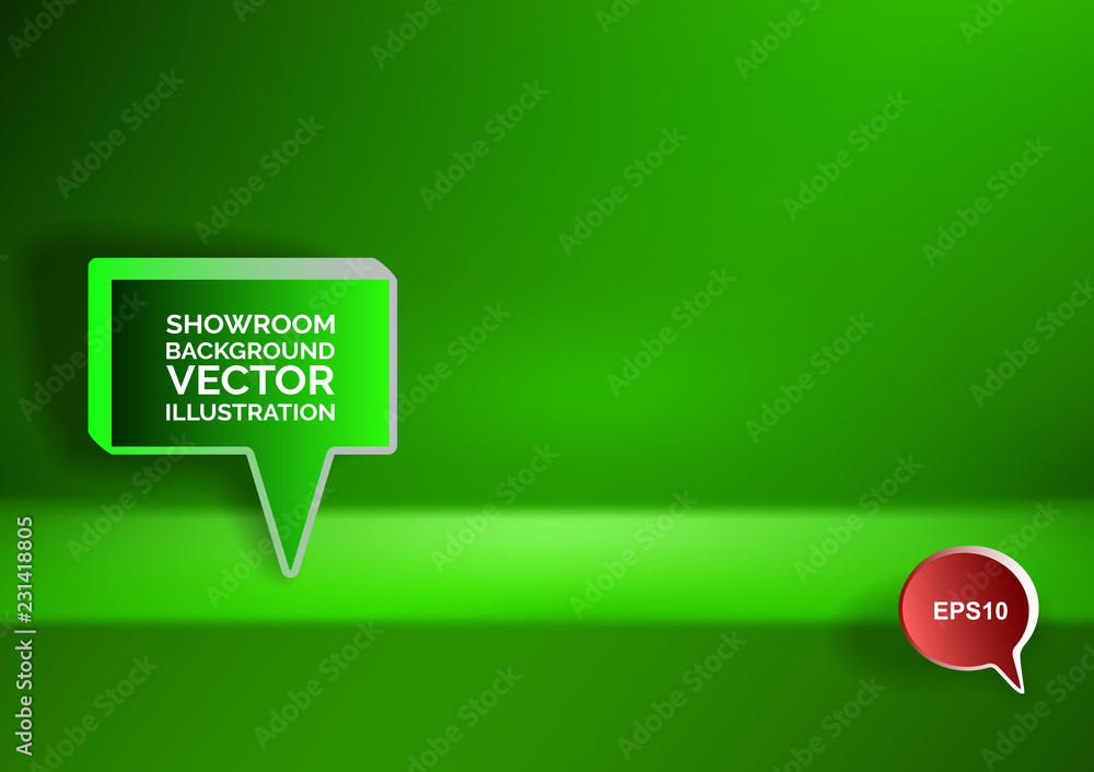 Empty Abstract Showroom, Studio Display, Stage, Table, Platform Stock ...