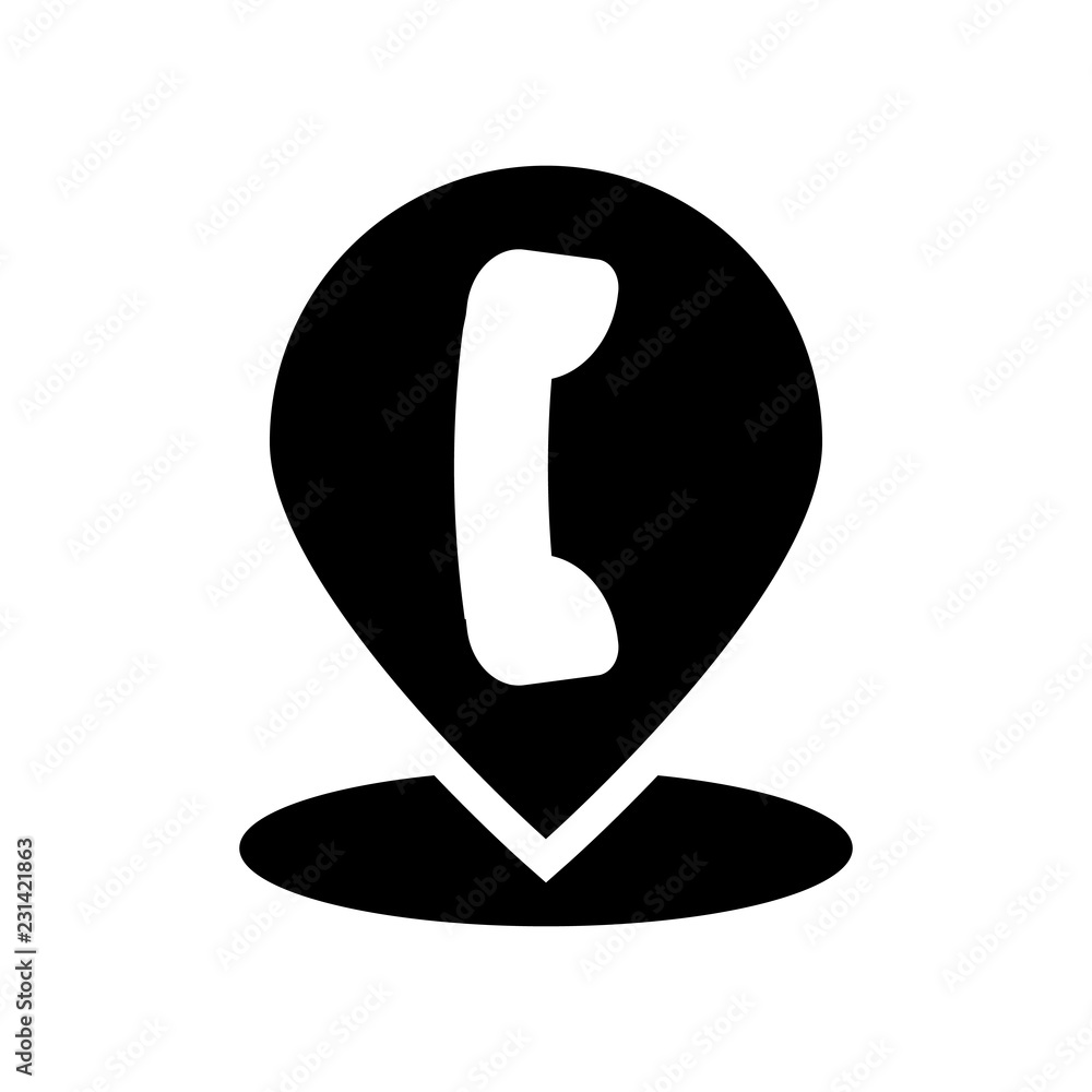 Phone Location icon. Trendy Phone Location logo concept on white ...