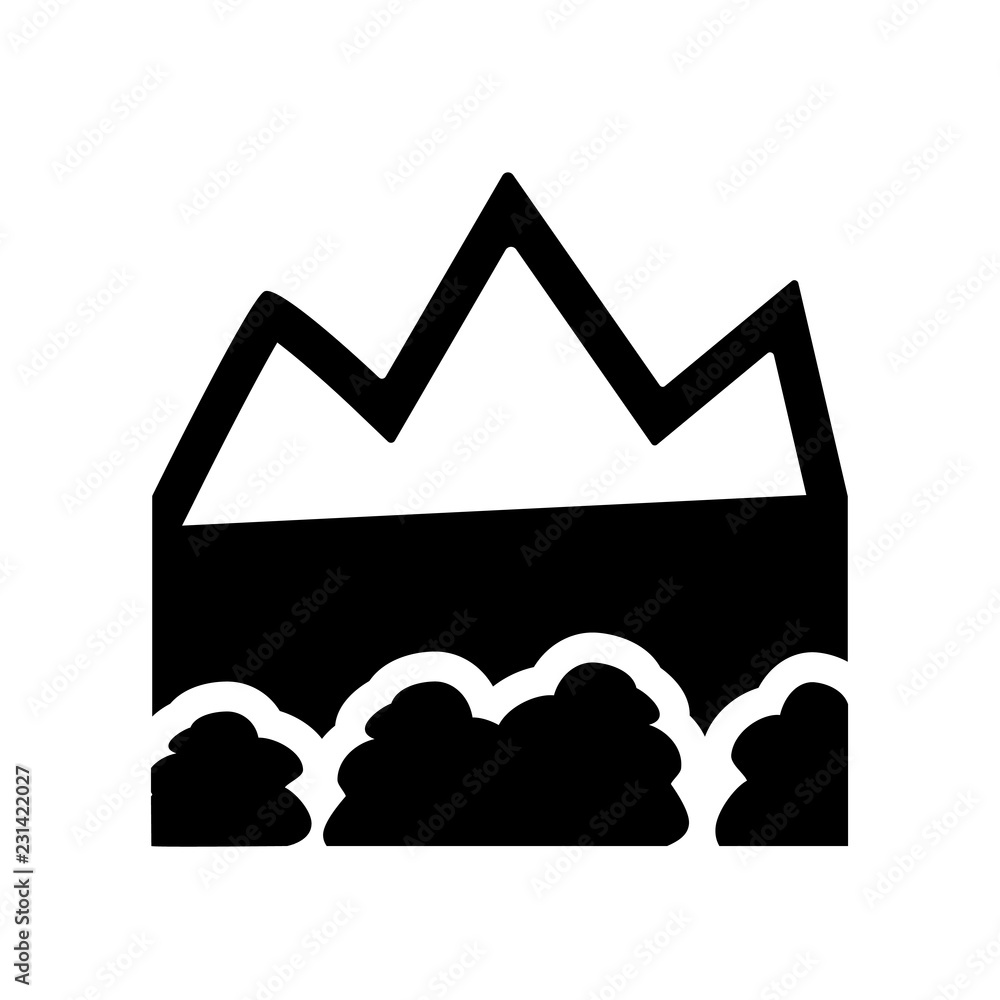 Terrain icon. Trendy Terrain logo concept on white background from Maps ...