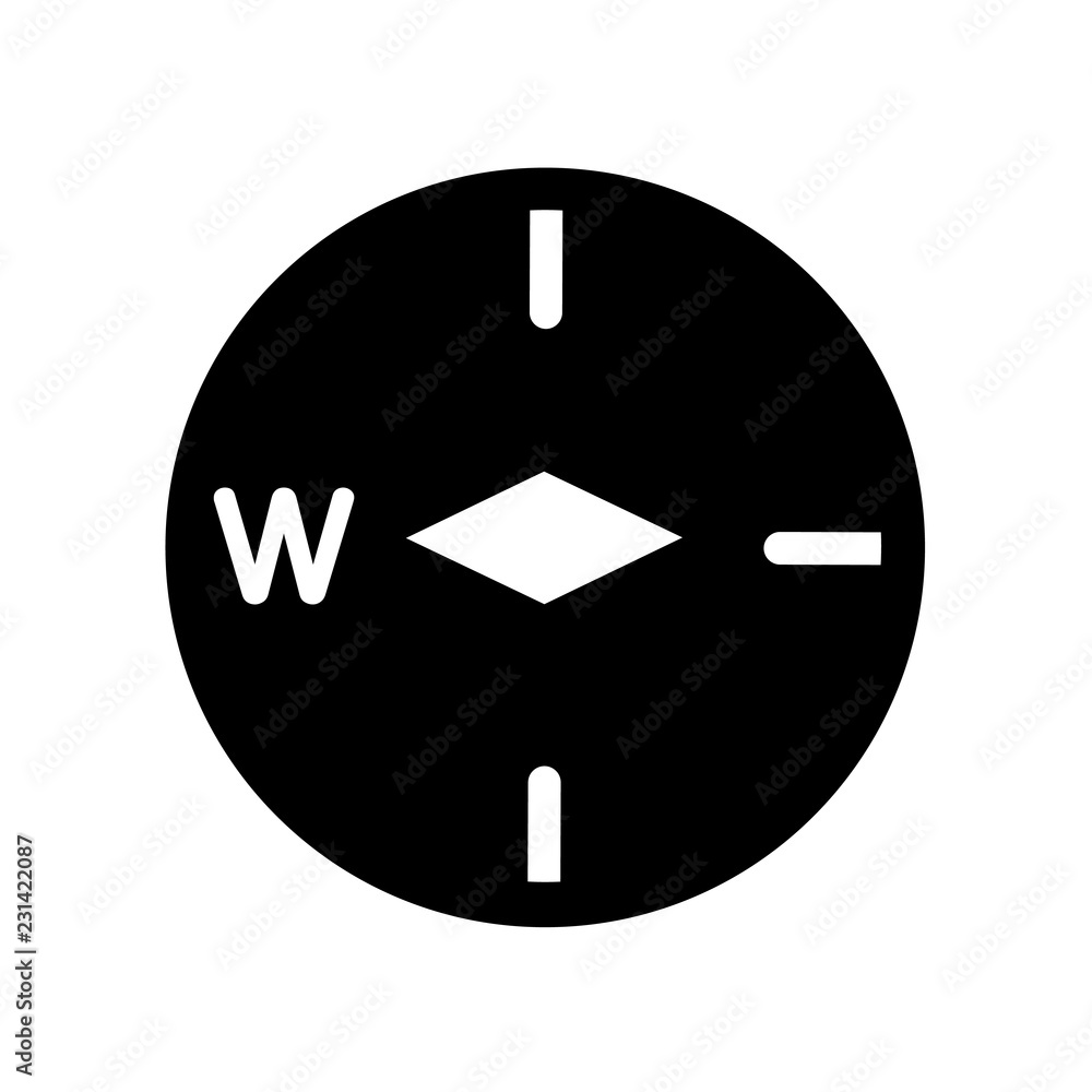 West icon. Trendy West logo concept on white background from Maps and ...