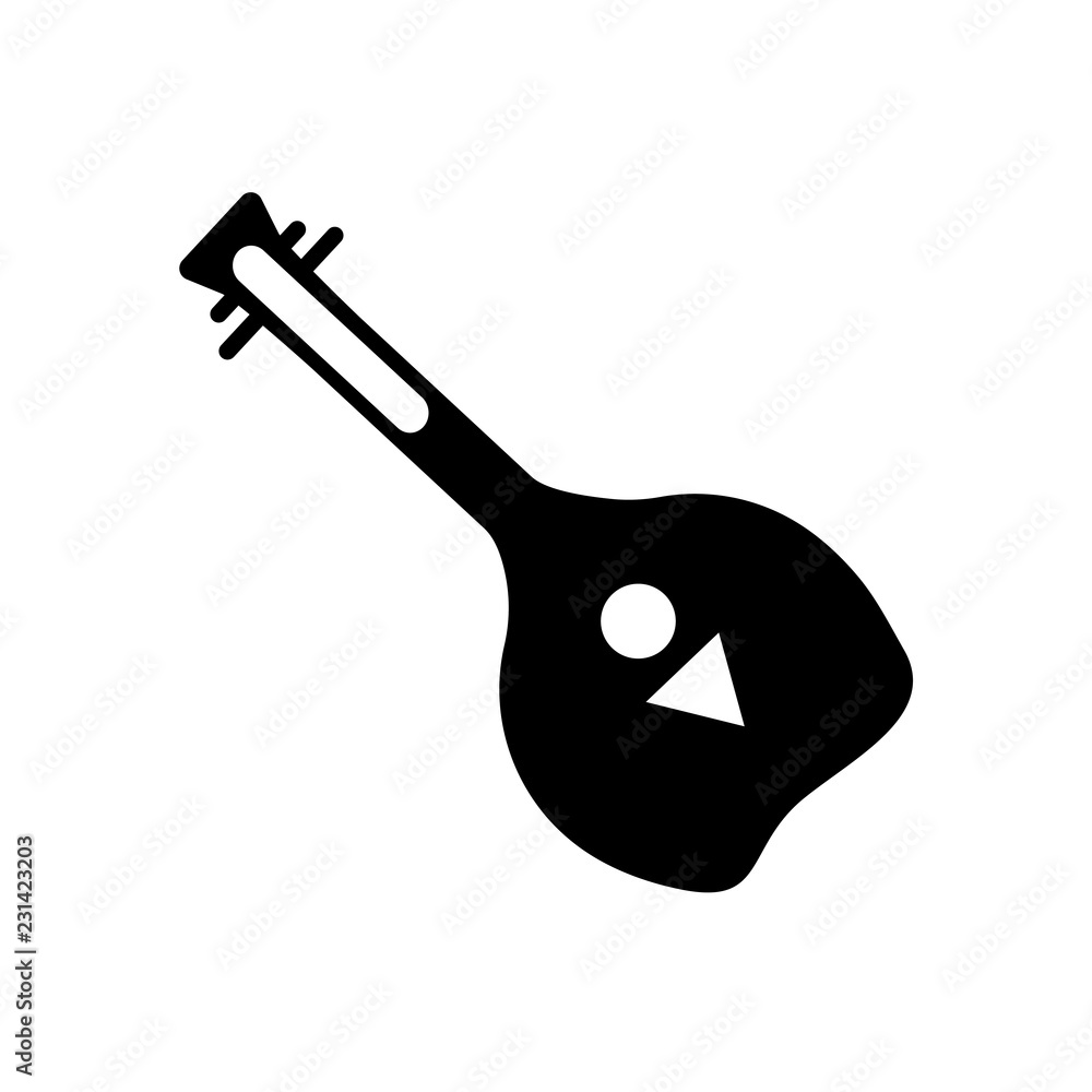 Sitar icon. Trendy Sitar logo concept on white background from Music ...