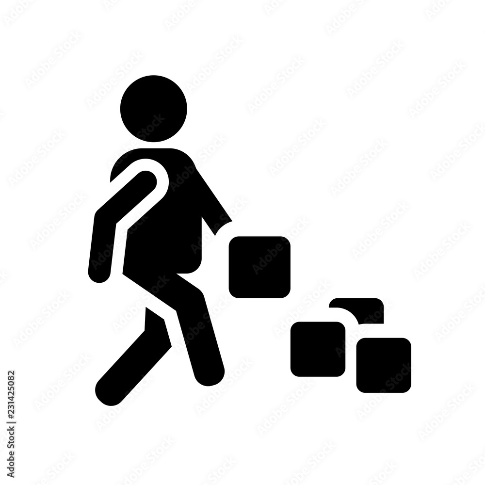 People playing Game icon icon. Trendy People playing Game logo concept ...