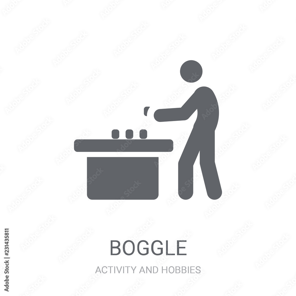 Boggle icon. Trendy Boggle logo concept on white background from ...