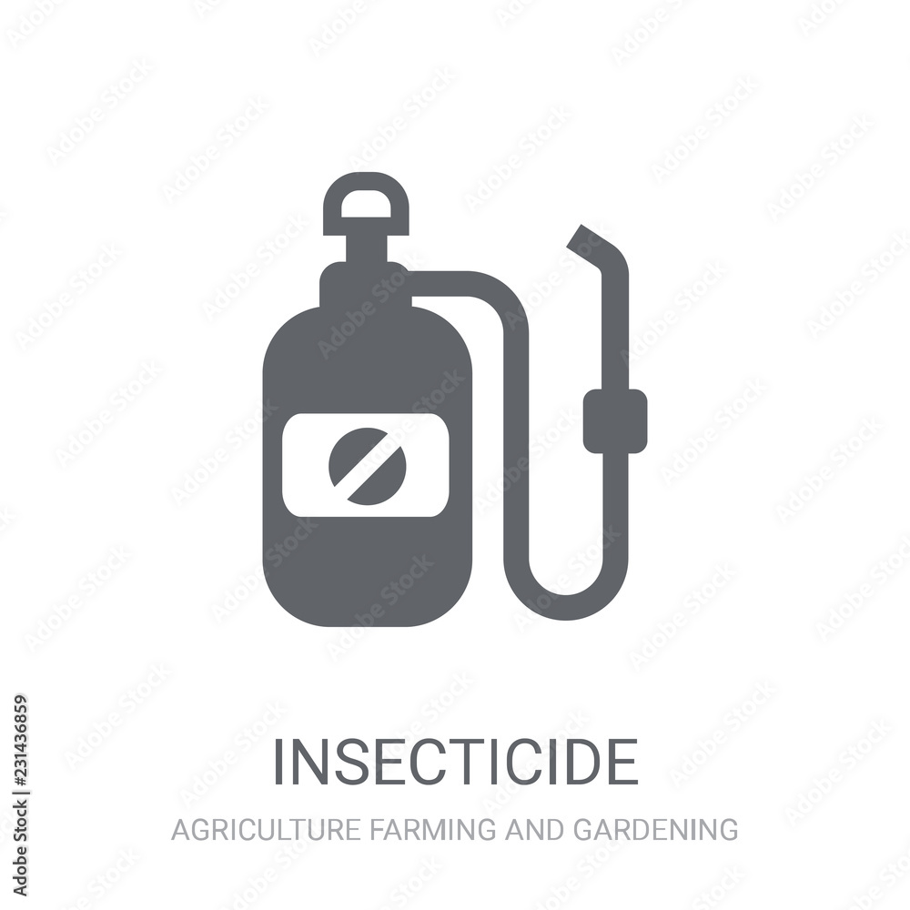 Insecticide icon. Trendy Insecticide logo concept on white background ...