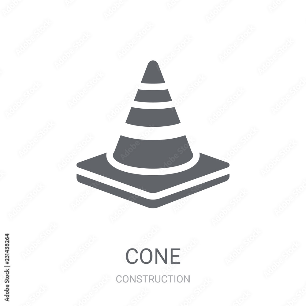 Cone icon. Trendy Cone logo concept on white background from ...