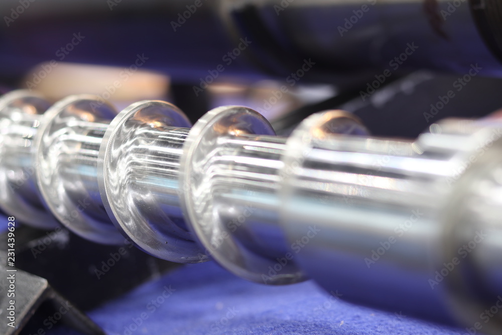 Screw press parts for plastic injection machine ; industry equipment ...