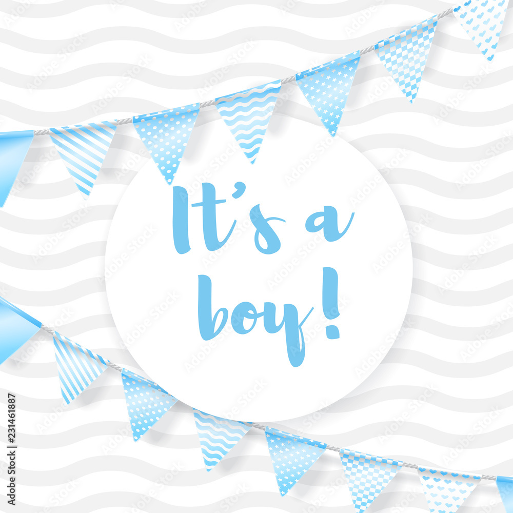 Its a boy Stock Vector | Adobe Stock