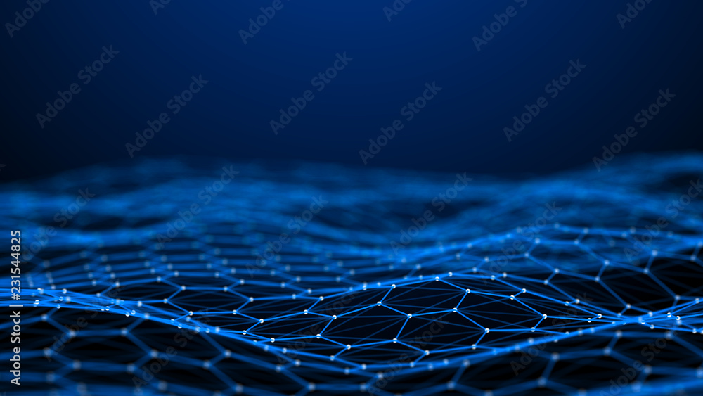 Blockchain technology background. Abstract technology background ...
