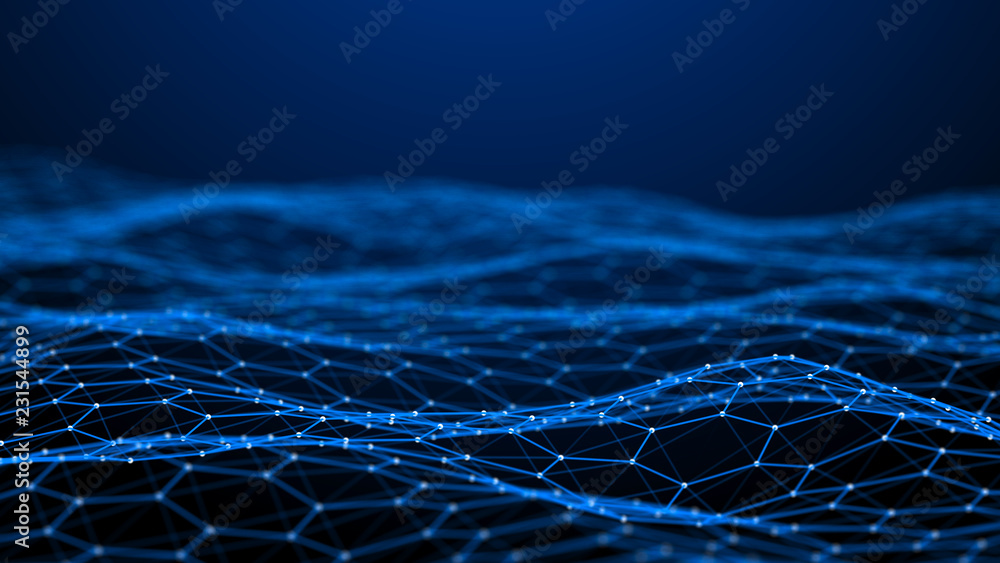 Blockchain technology background. Abstract technology background ...