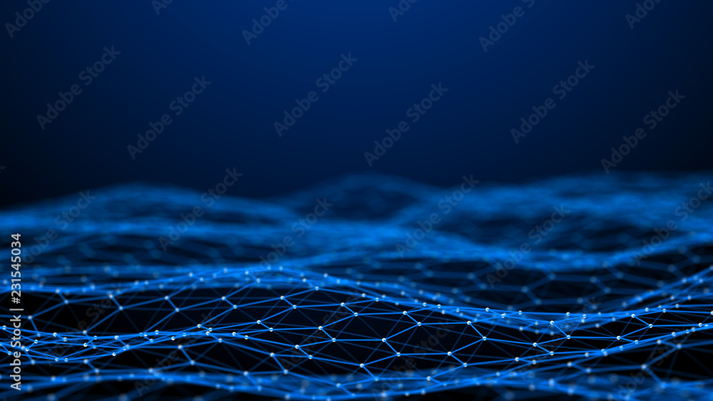 Blockchain technology background. Abstract technology background ...