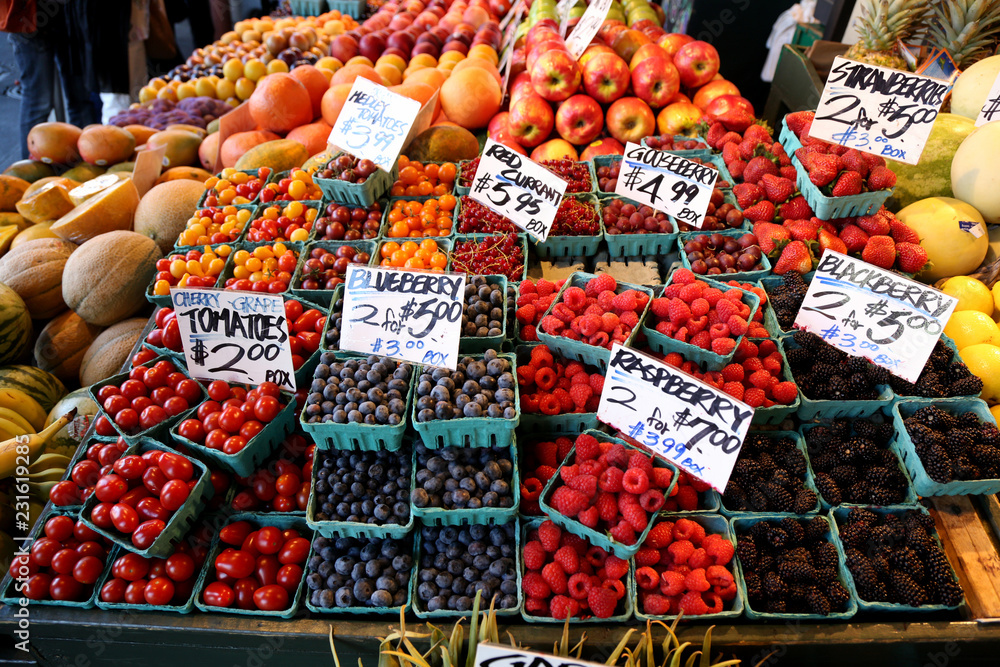 Fruit stand Stock Photo | Adobe Stock