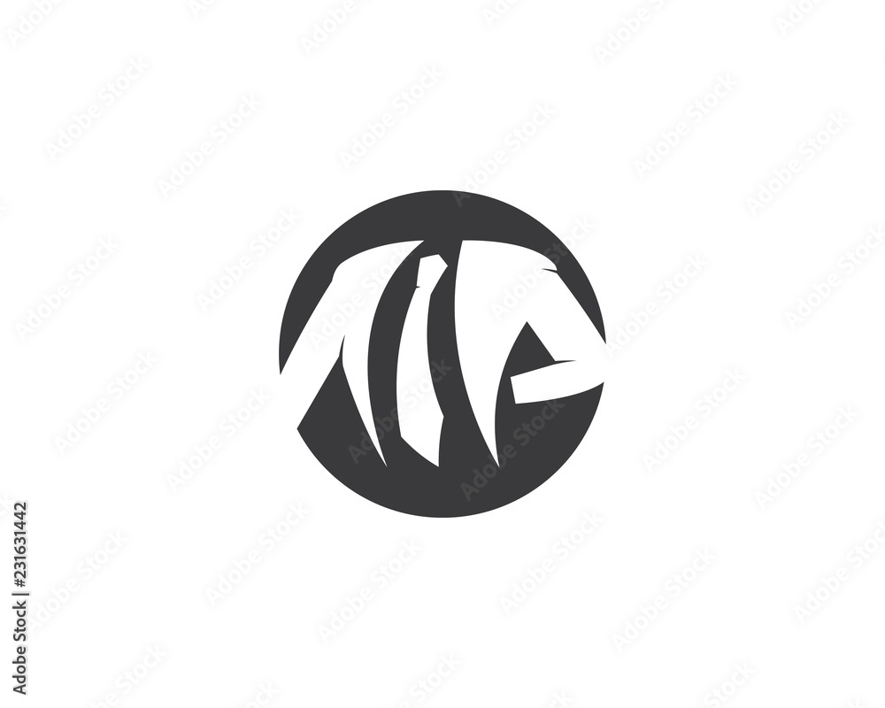 Businessman logo illustration Stock Vector | Adobe Stock