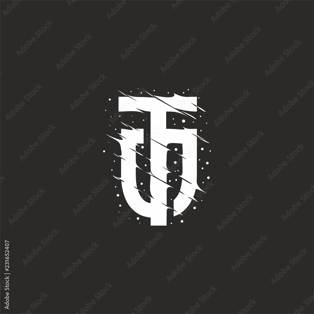 Logo letters TDP vector de Stock | Adobe Stock