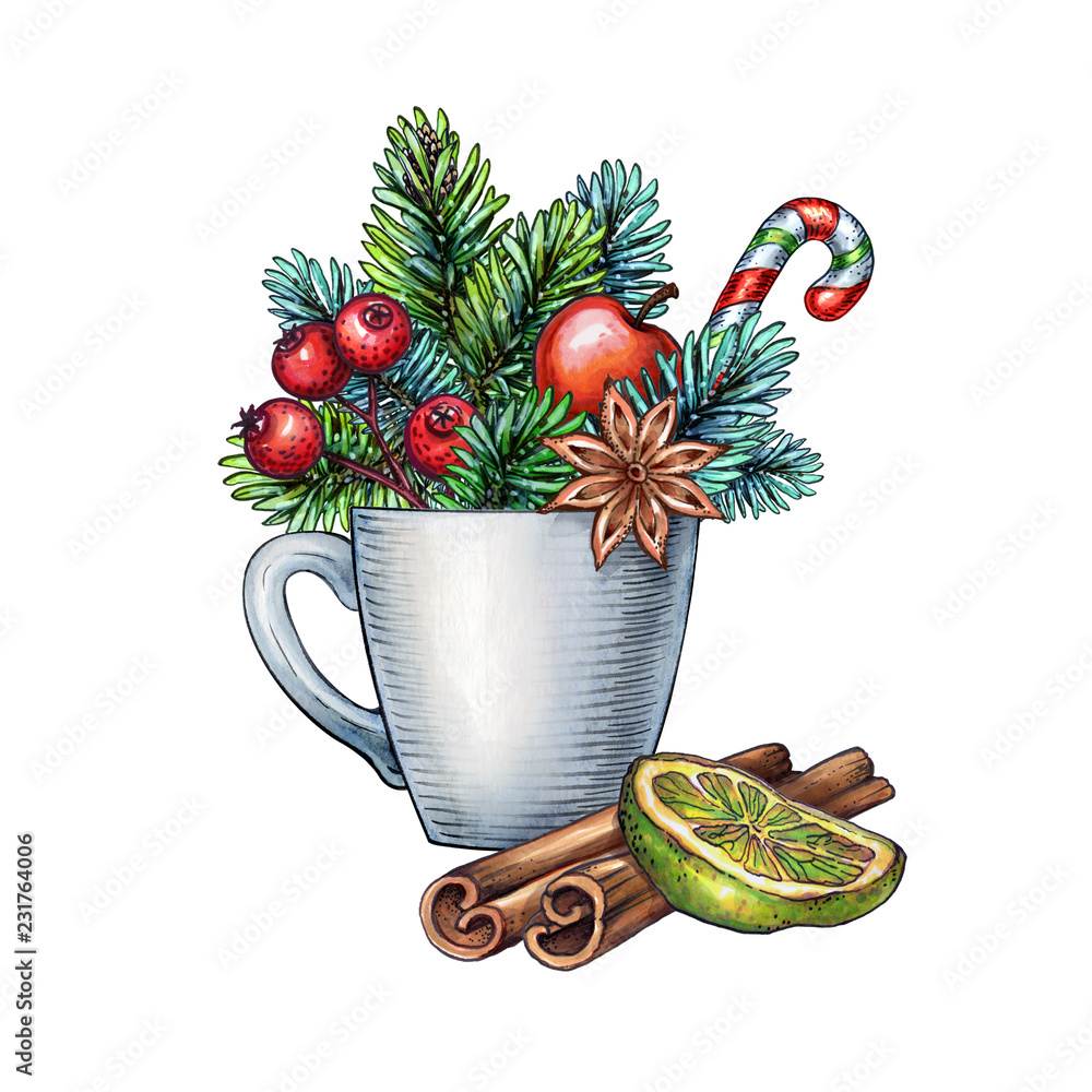 Rustic Christmas Clip Art