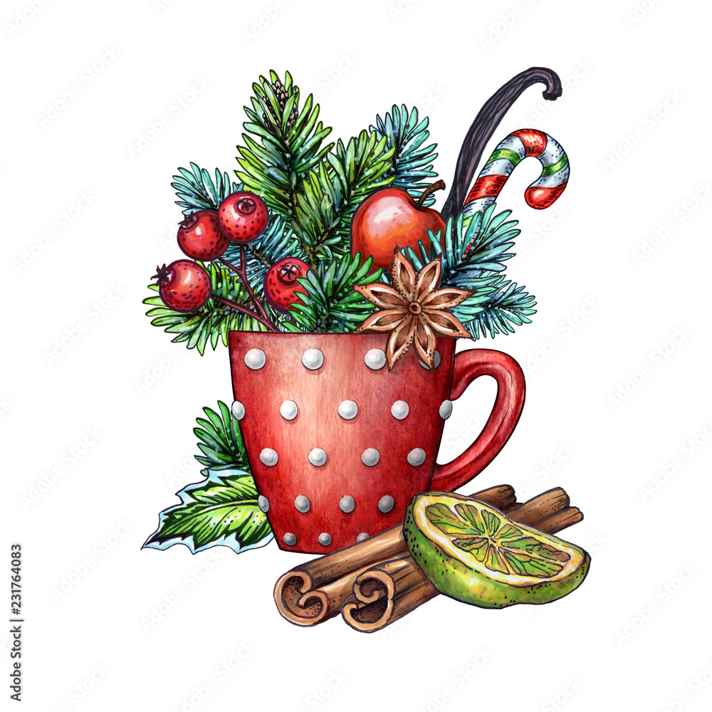 Rustic Christmas Clip Art