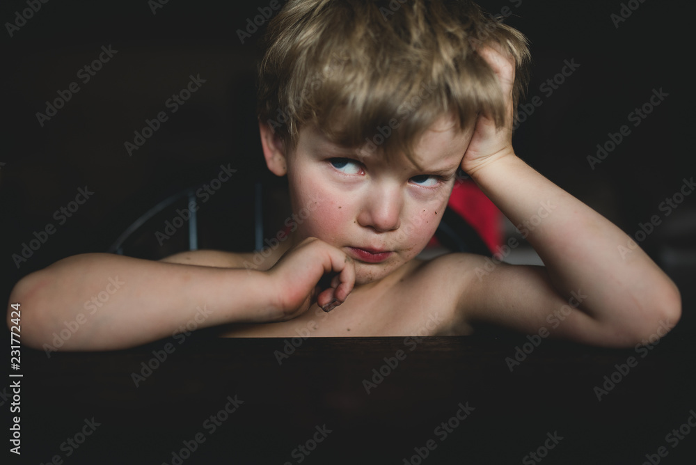 My child is possessed by demons Stock Photo | Adobe Stock