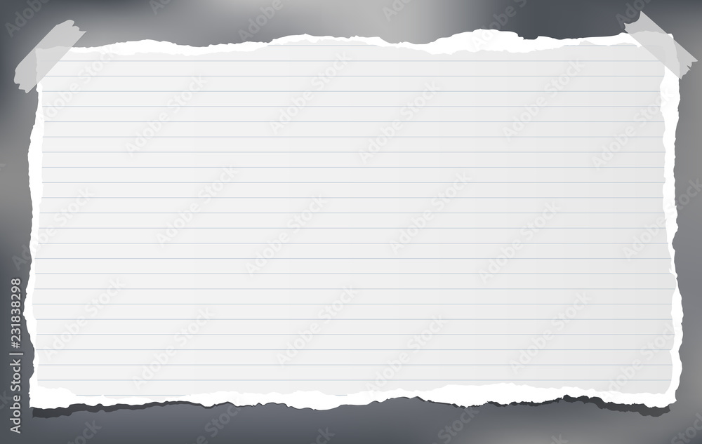 Torn Notebook Paper Edge