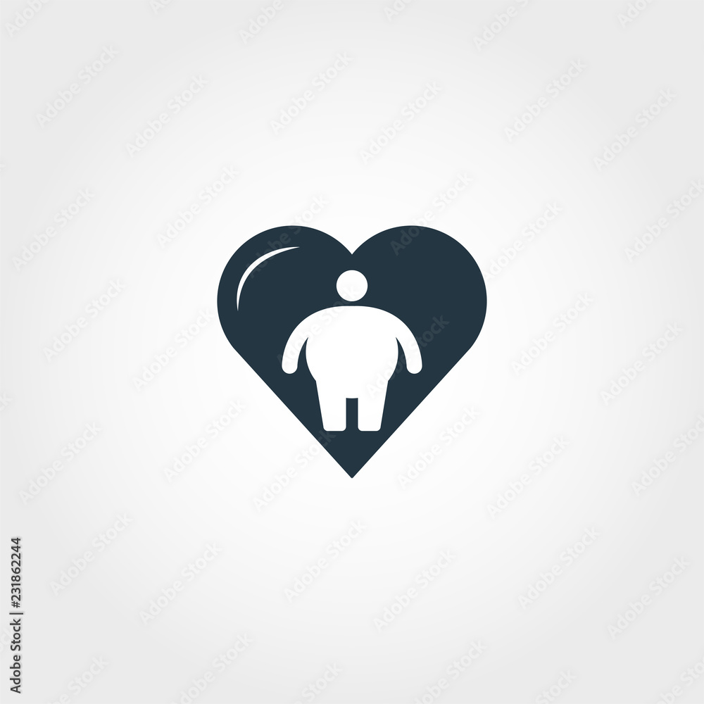 Body Positivity creative icon. Premium style design from visual device ...