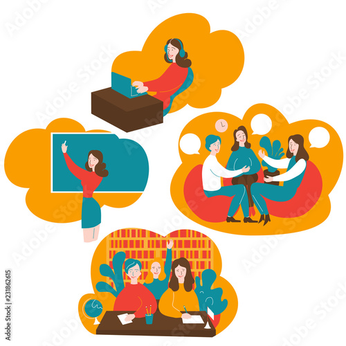 Student Discussion Clip Art