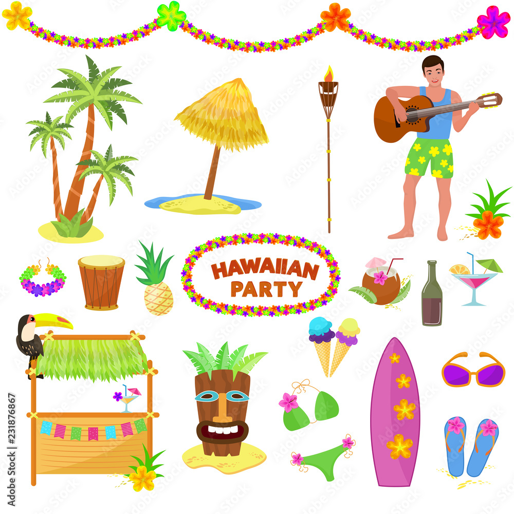 Hawaiian Party Clipart