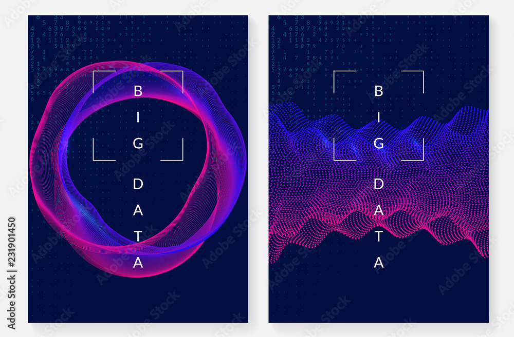 Artificial intelligence background. Technology for big data ...