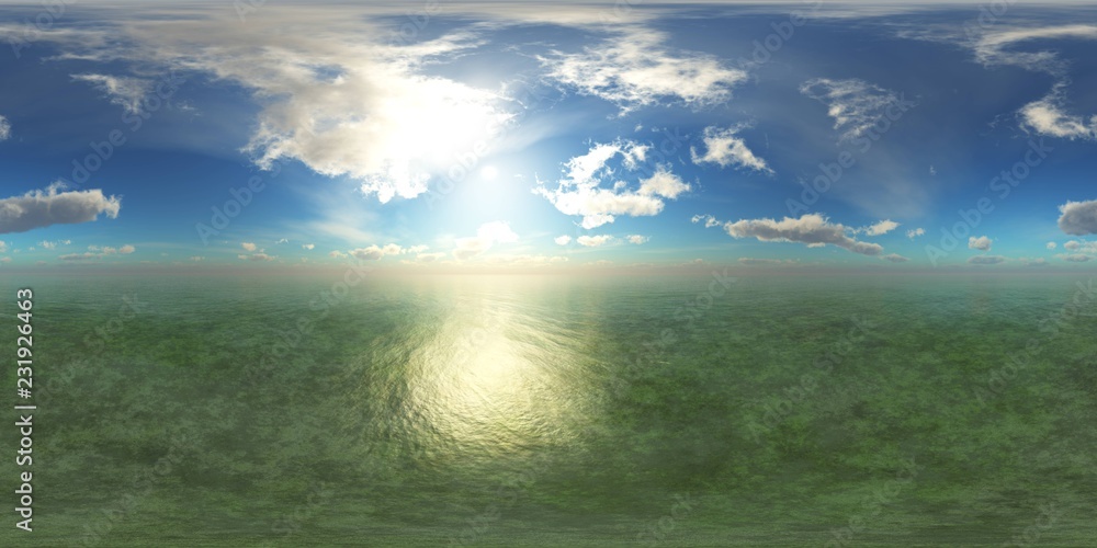 HDRI, environment map , Round panorama, spherical panorama, equidistant ...