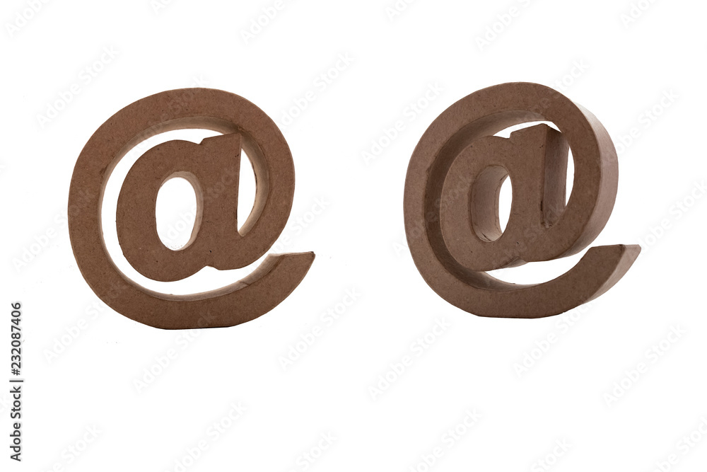 At Zeichen @ Symbol Mail Stock Photo | Adobe Stock