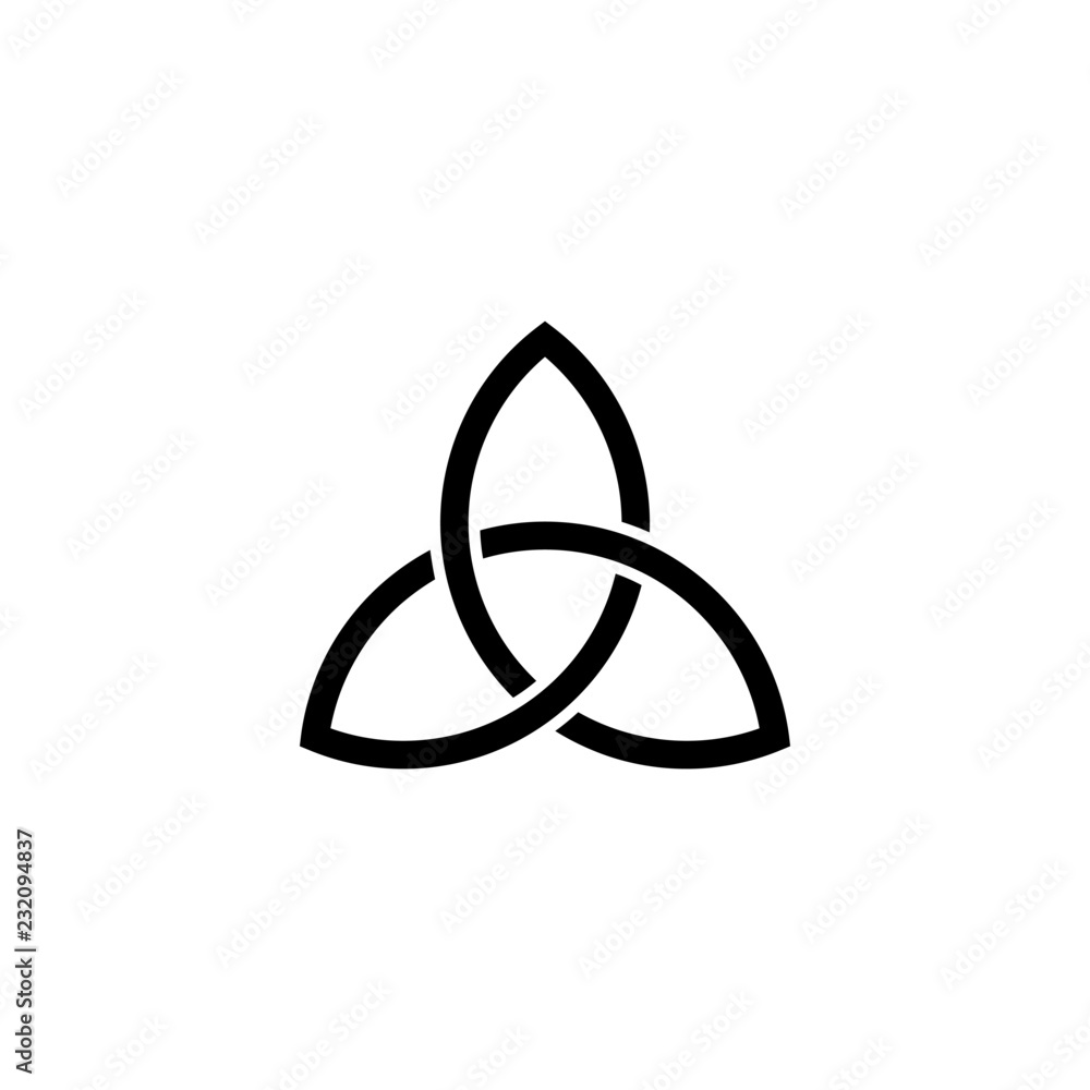 Trinity logo vector illustration Stock Vector | Adobe Stock