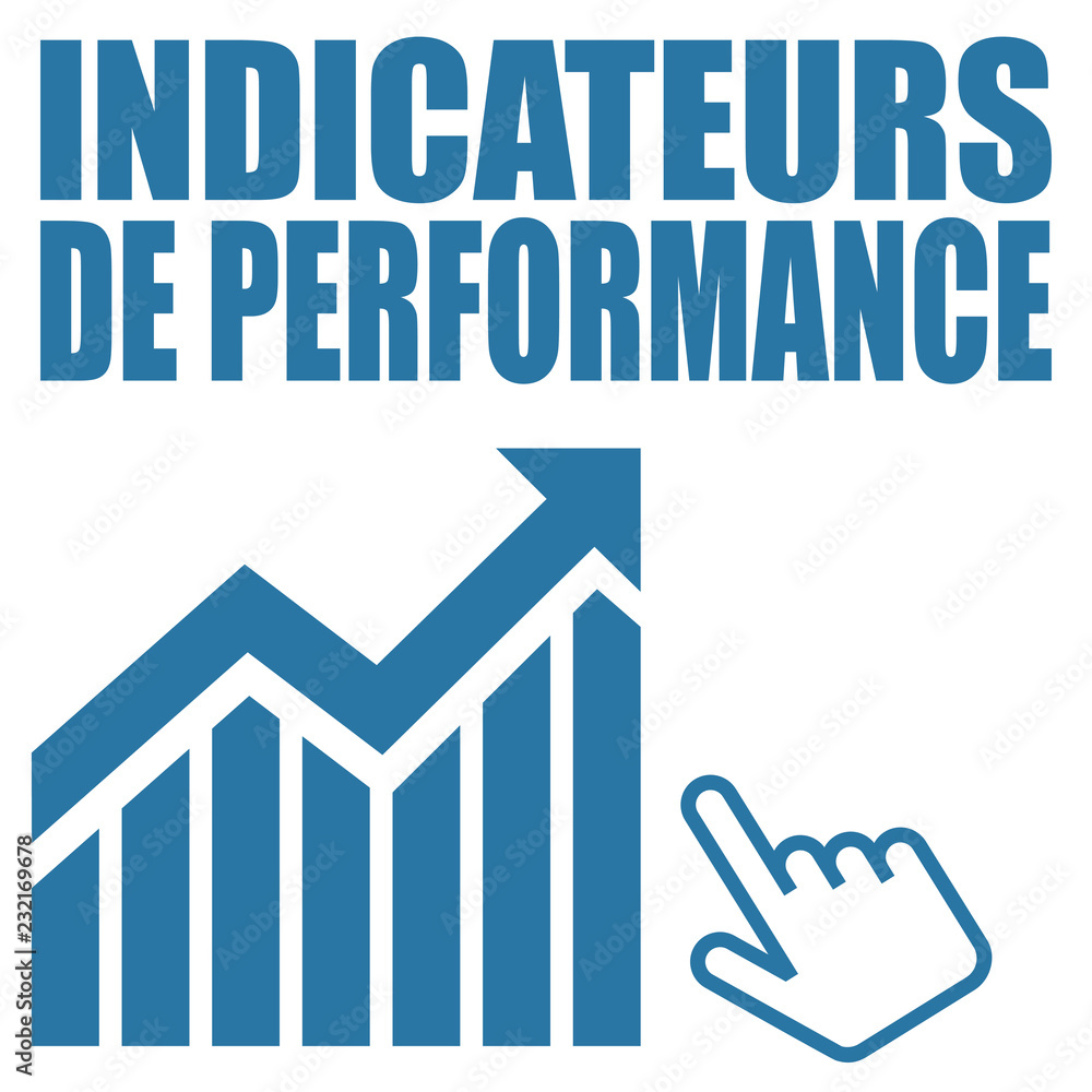 Logo indicateurs de performance. vector de Stock | Adobe Stock