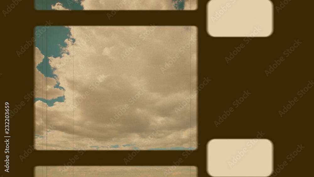 Vintage Film Frame Overlays Stock Template | Adobe Stock