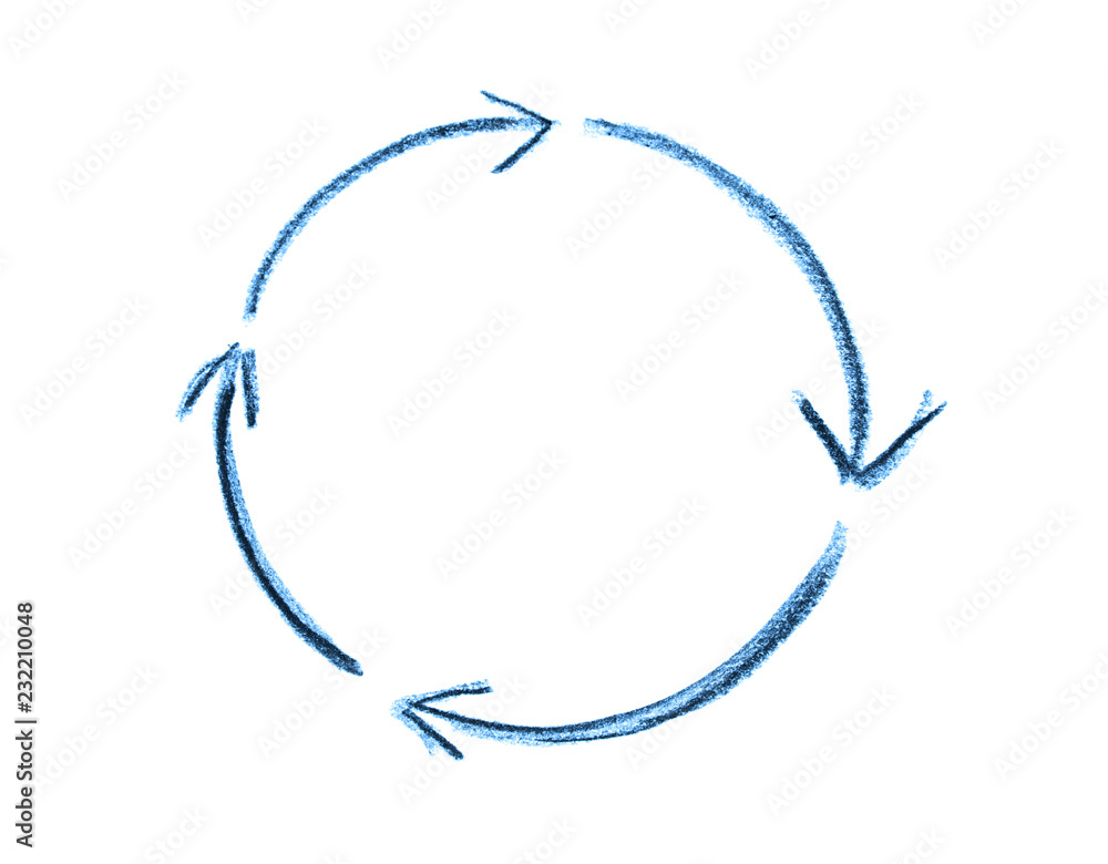 circle arrows for infographic Stock Photo | Adobe Stock