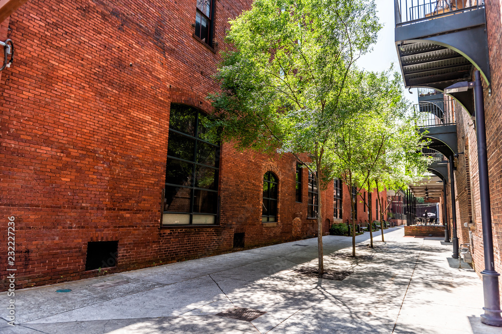 Old Brick Building Alley