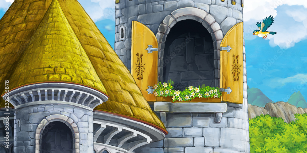 Castle Window Cartoon