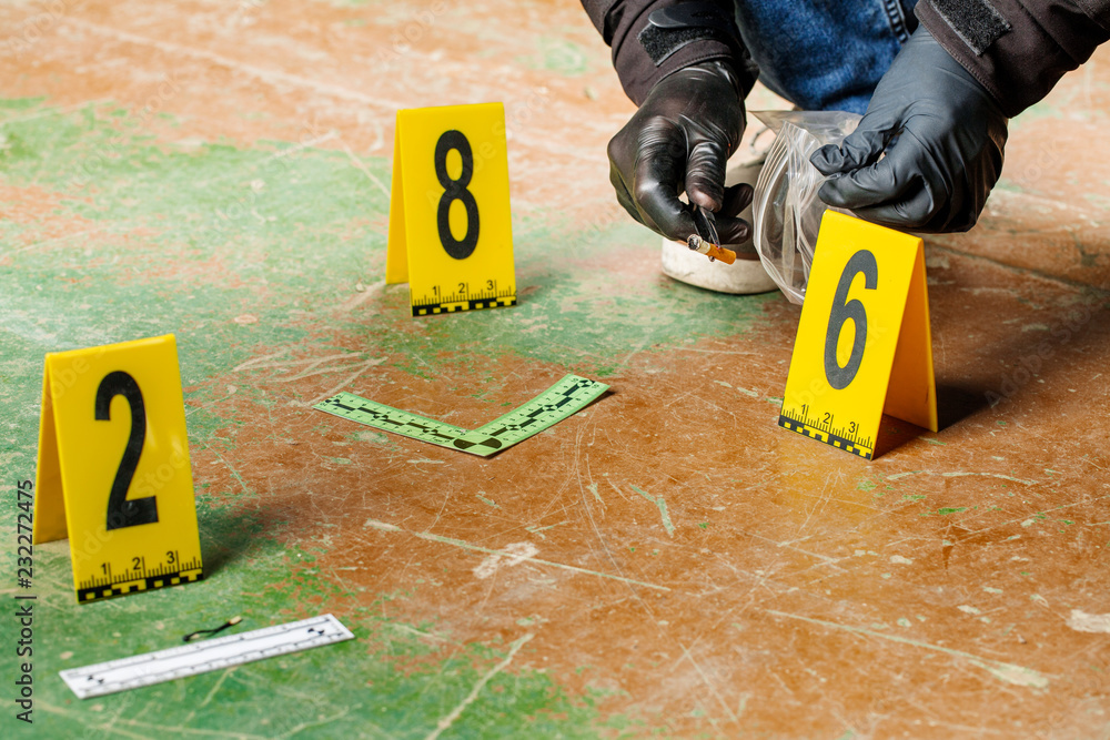 Crime scene investigation Stock Photo | Adobe Stock